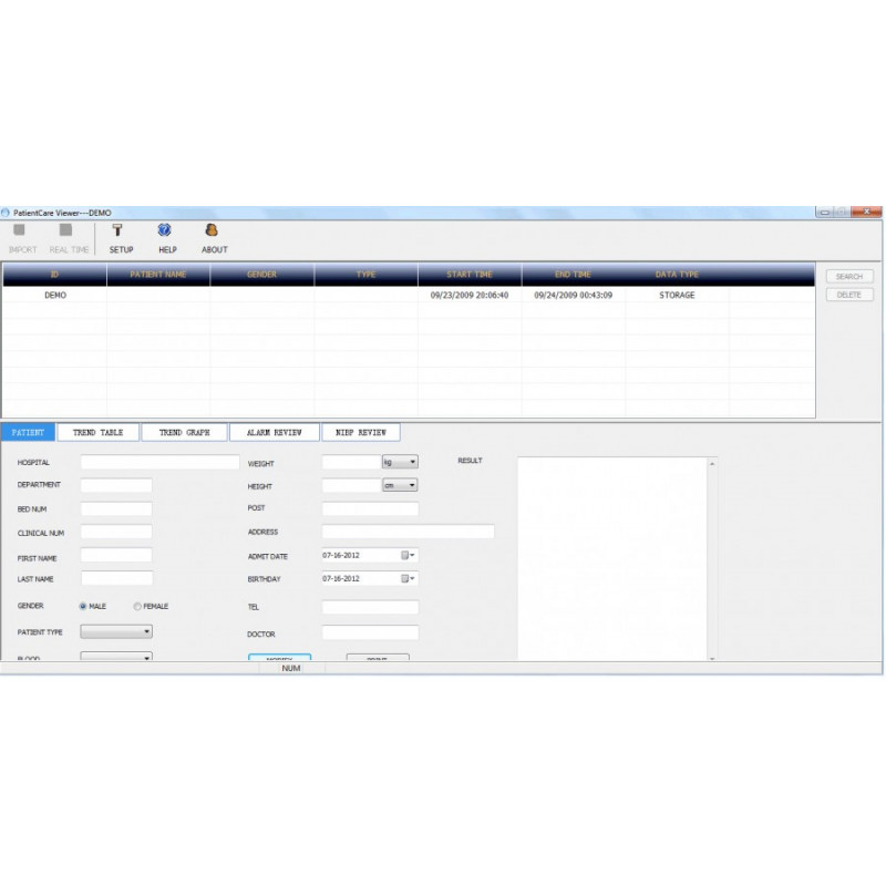 PatientCare Oximeter Data Management Software | Medi-Shop.gr