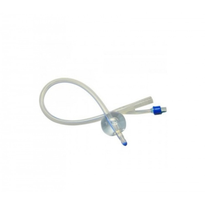 Foley 2way catheters 100% silicone (10 pcs)