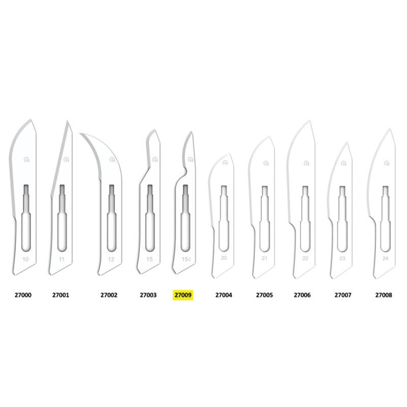 Surgical blades without handle (100 pcs)** | Medi-Shop.gr