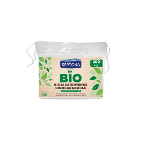 Septona biodegradable cotton buds (200 pcs) | Medi-Shop.gr