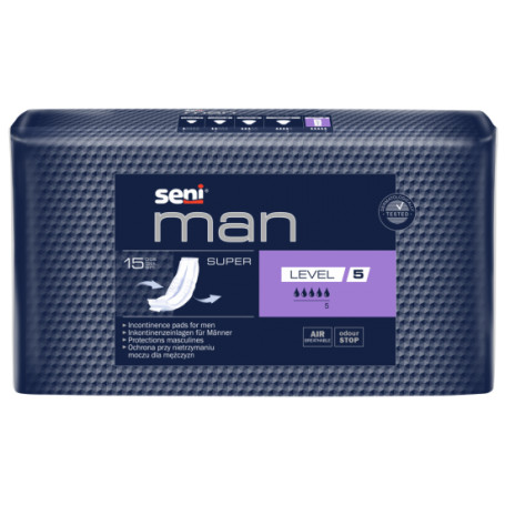 Seni Man Super bladder control pads for men (20pcs) | Medi-Shop.gr