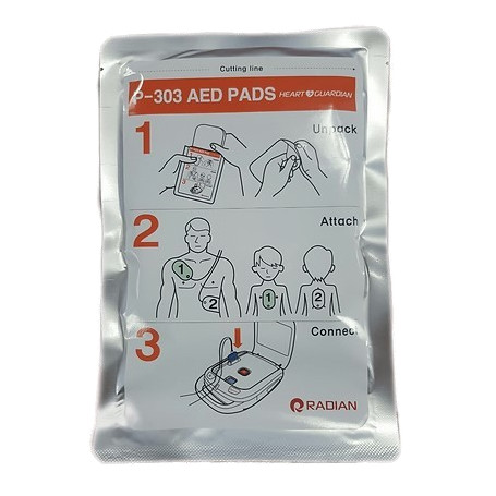 P-303 Heart Guardian defibrillator electrodes | Medi-Shop.gr
