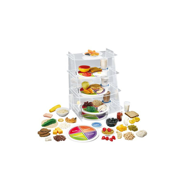 Nasco MyPlate complete food models kit (42 pcs) | Medi-Shop.gr